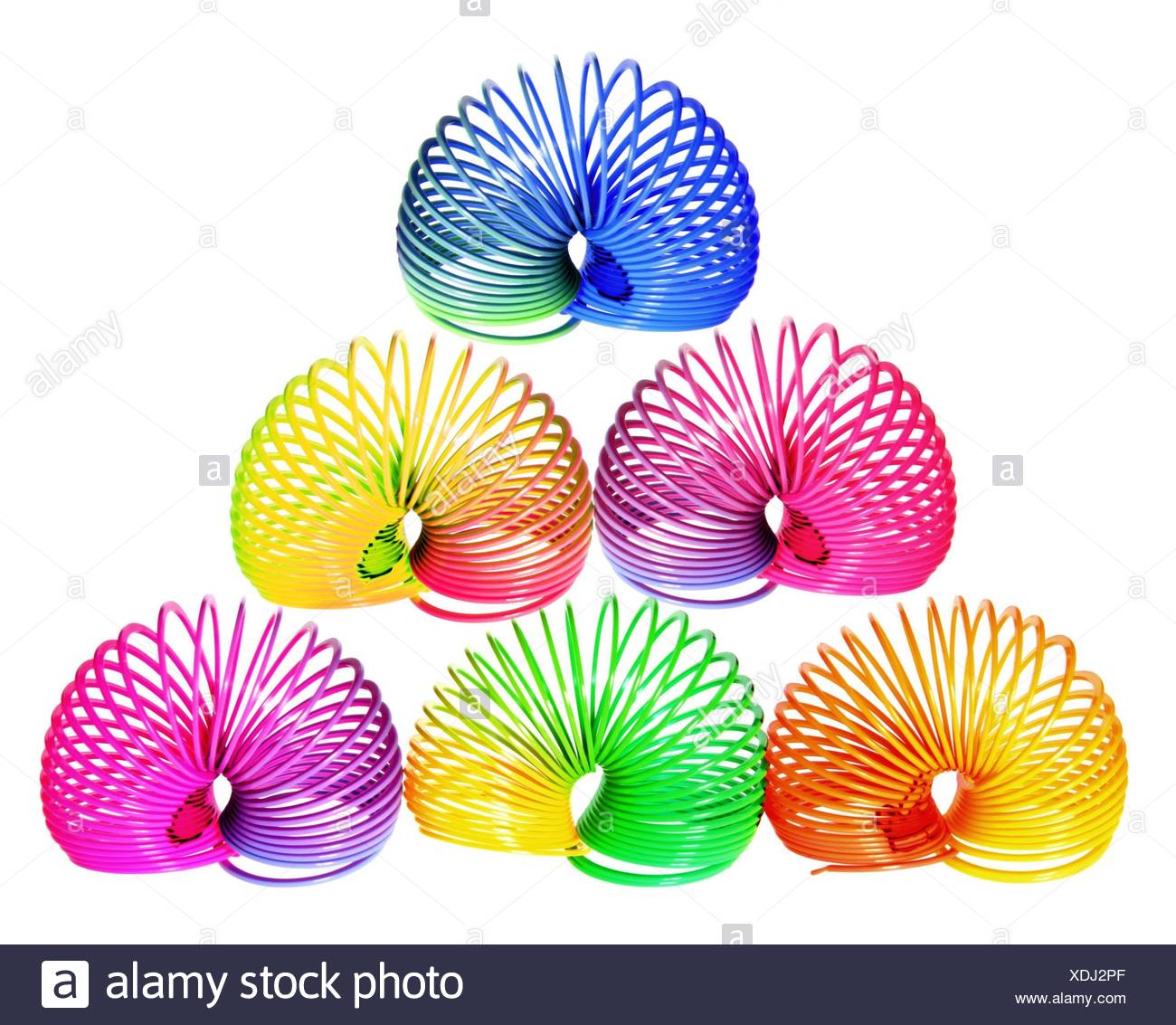 Slinky Isolated High Resolution Stock Photography and Images - Alamy