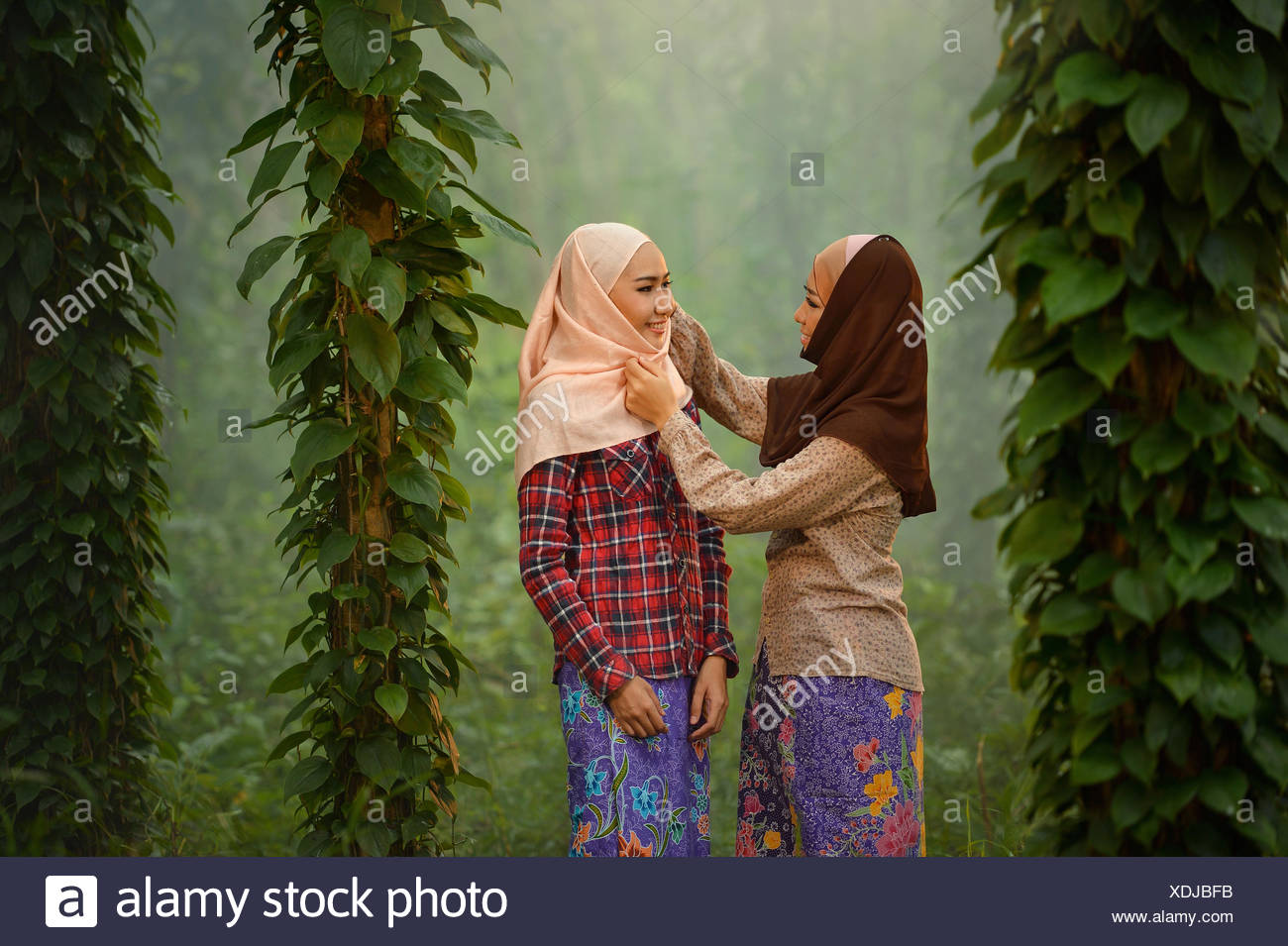 Muslim Women Side View Stock Photos & Muslim Women Side View Stock ...