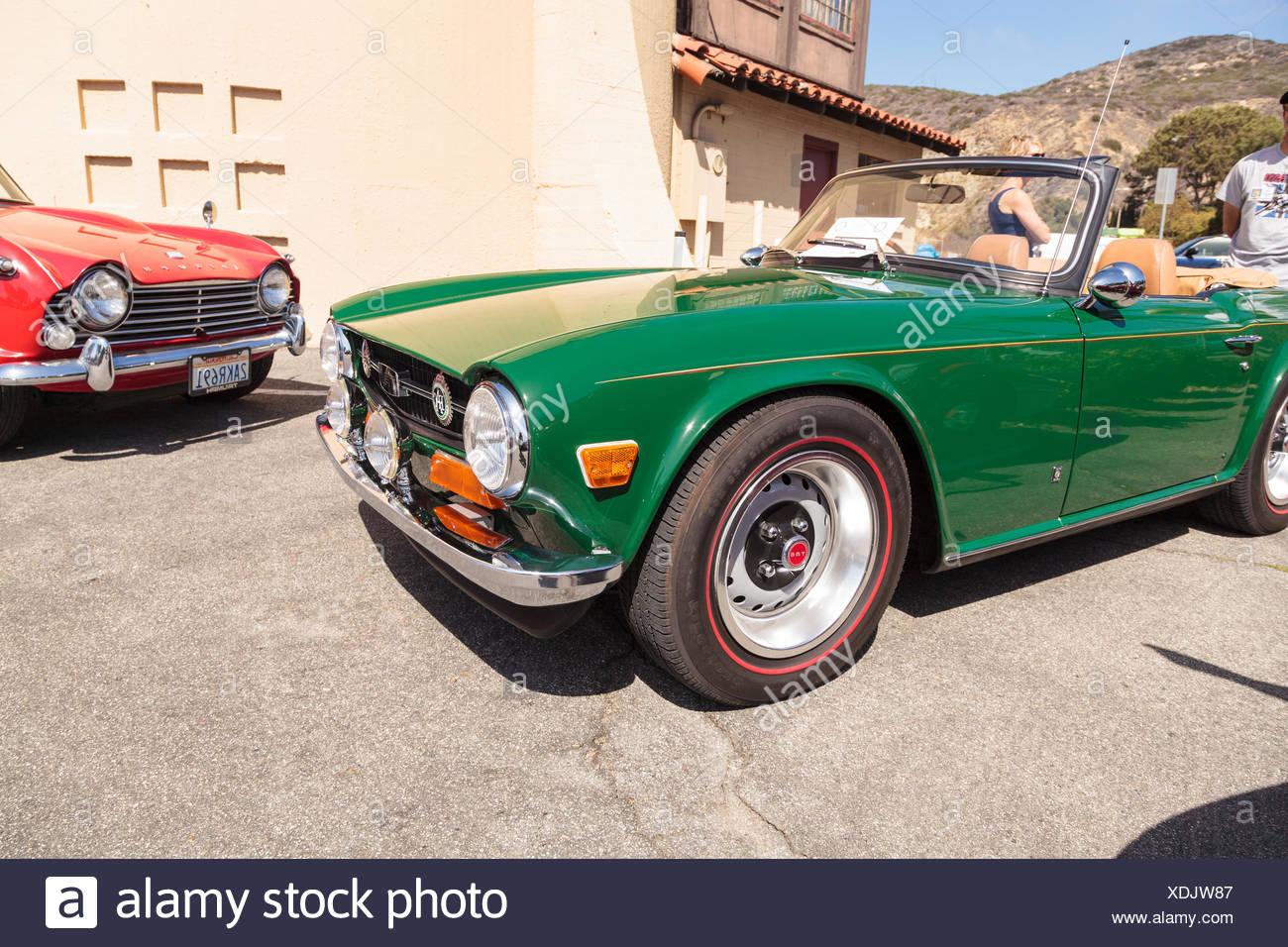 Green Triumph Tr6 High Resolution Stock Photography and Images - Alamy