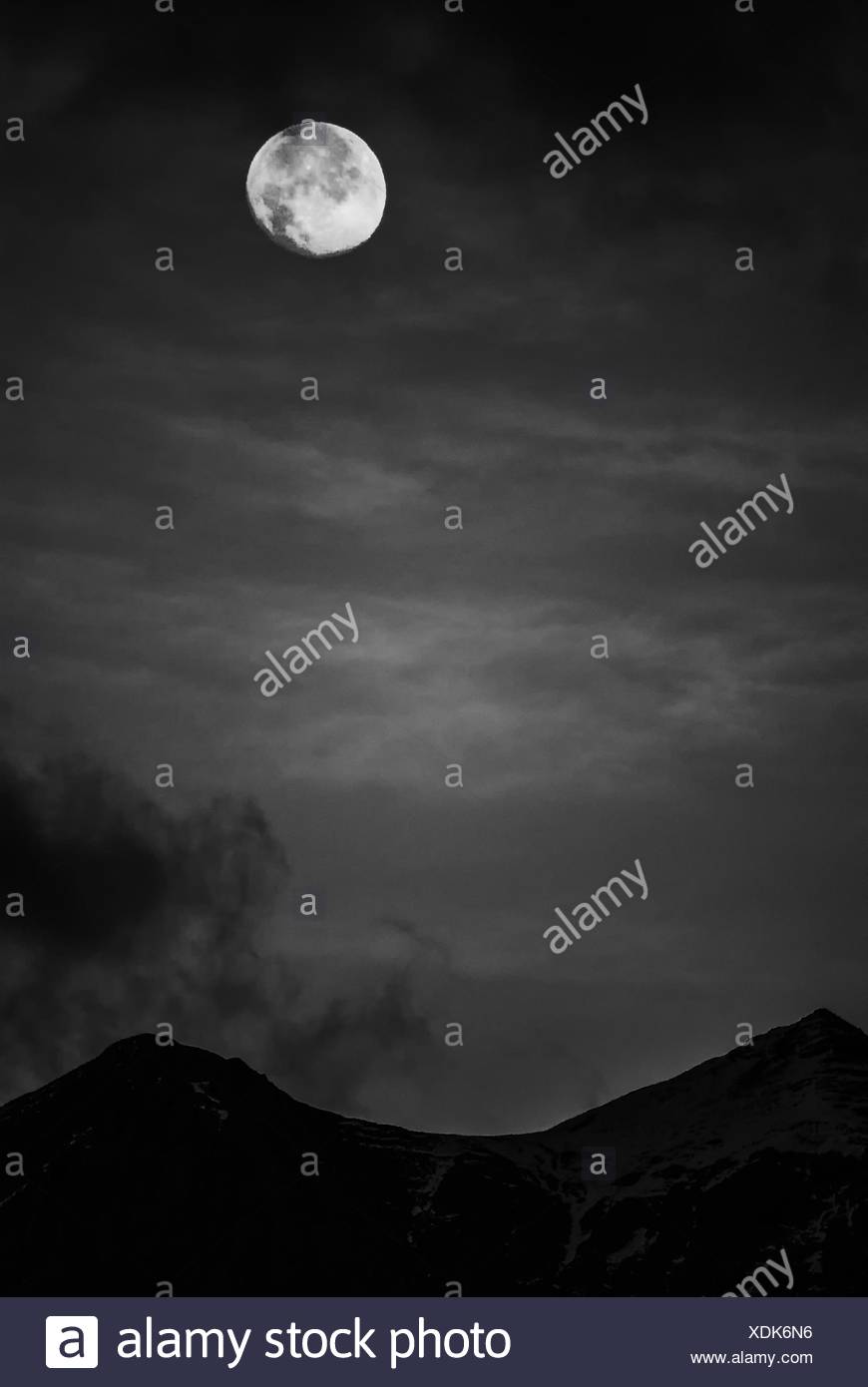 Night Moon Sky High Resolution Stock Photography and Images - Alamy