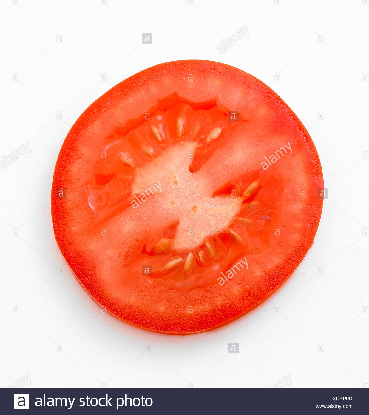 Single Tomato Slice High Resolution Stock Photography and Images - Alamy