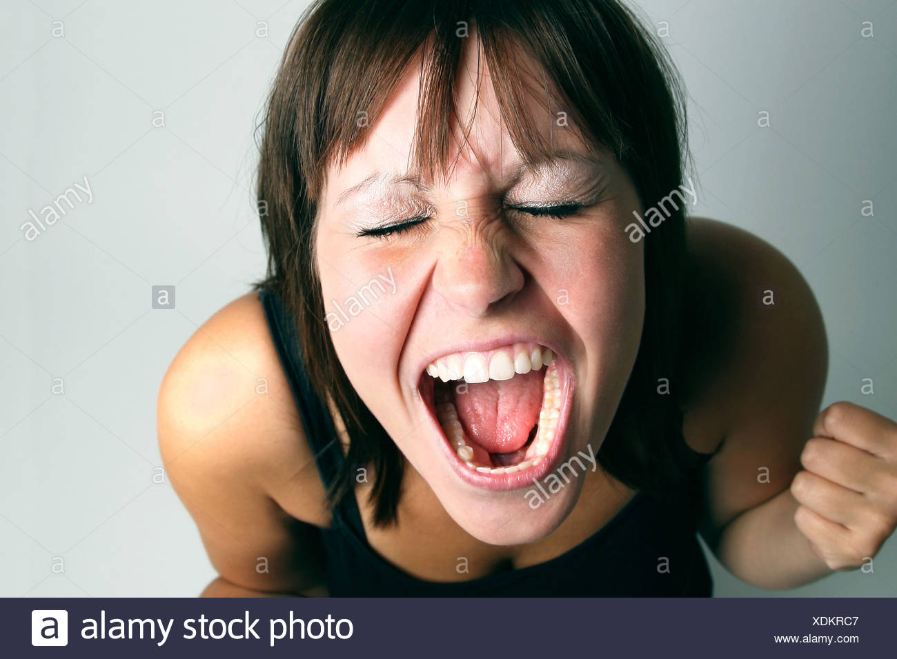 Black Woman Scream High Resolution Stock Photography and Images - Alamy