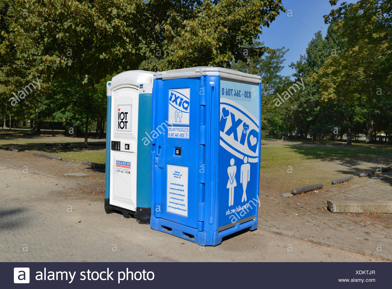 Dixi Toiletten High Resolution Stock Photography and Images - Alamy