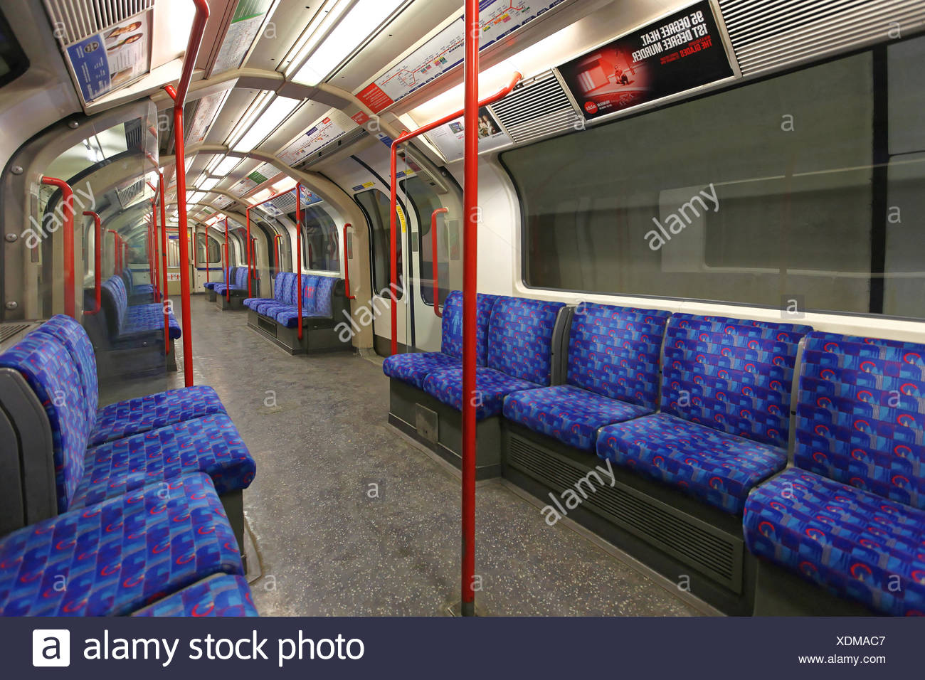 London Underground Train Seats High Resolution Stock Photography and ...