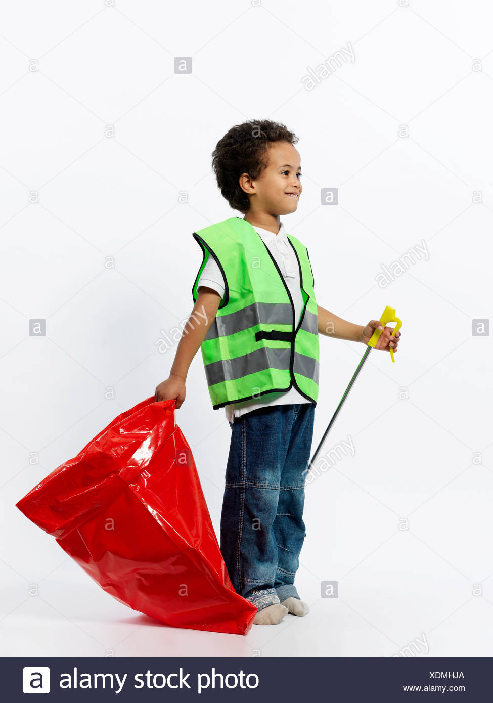 Children Picking Garbage Stock Photos & Children Picking Garbage Stock ...