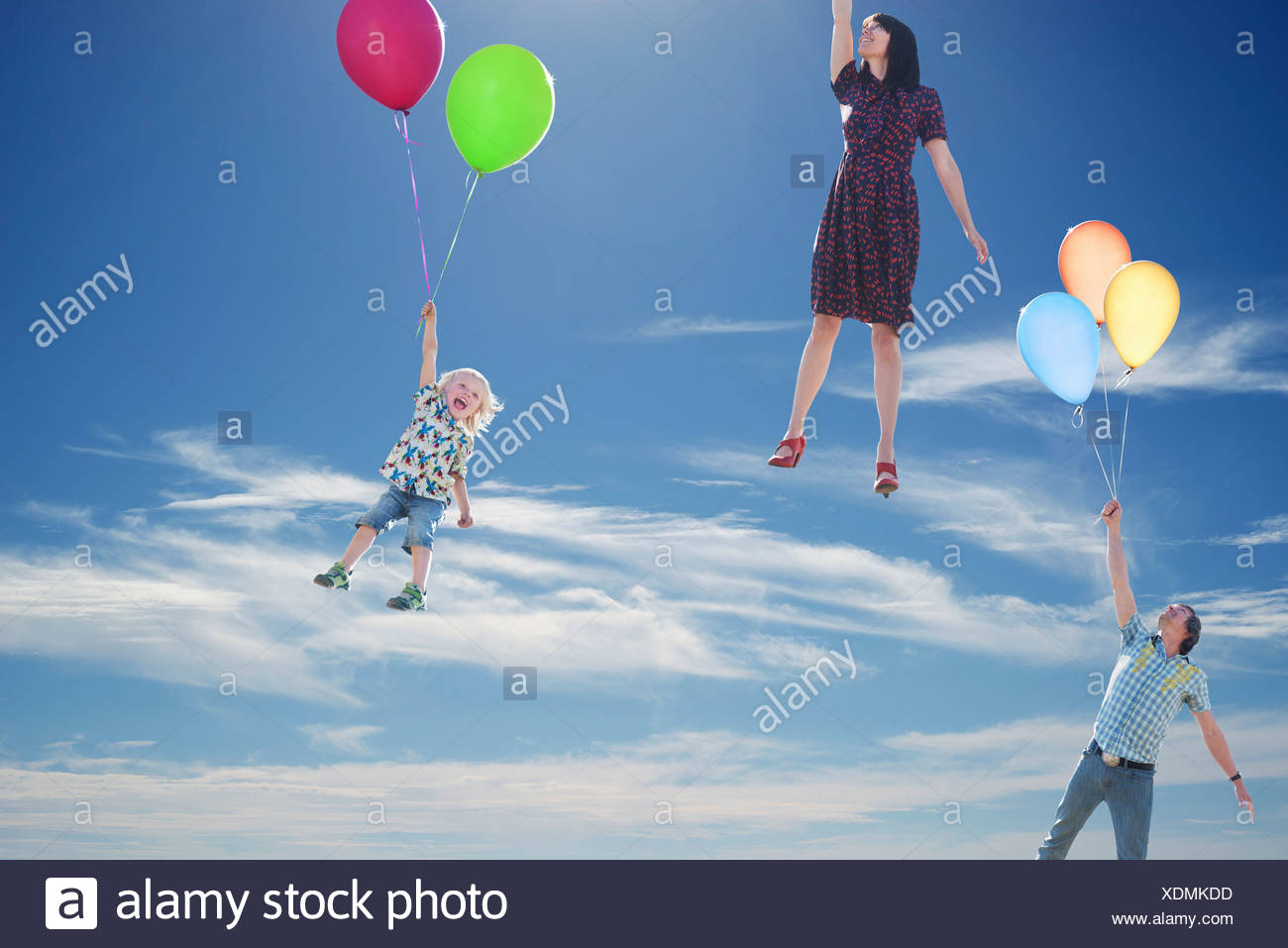 Boy With Balloons High Resolution Stock Photography and Images - Alamy