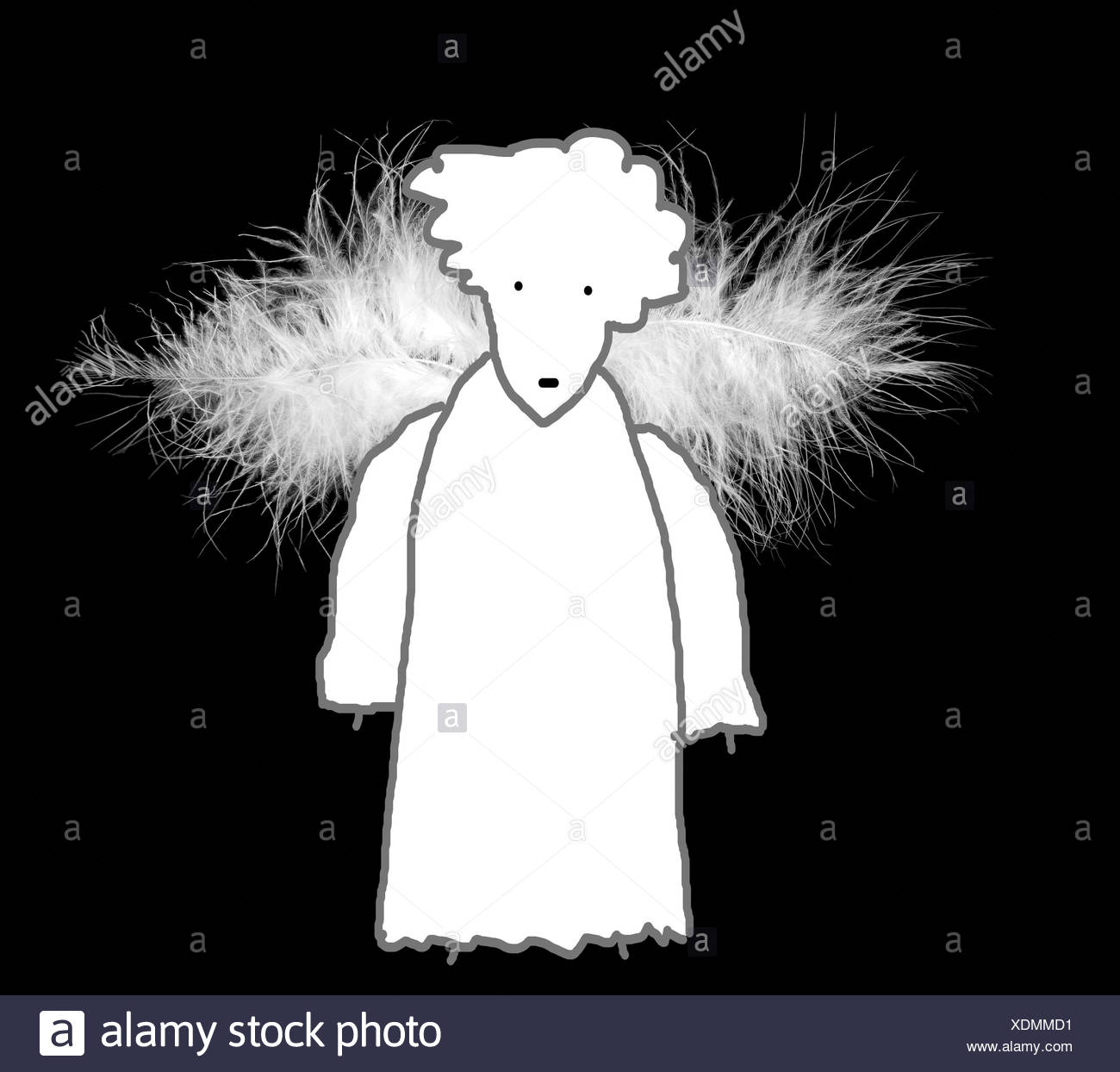Guardian Angels Black and White Stock Photos & Images - Alamy