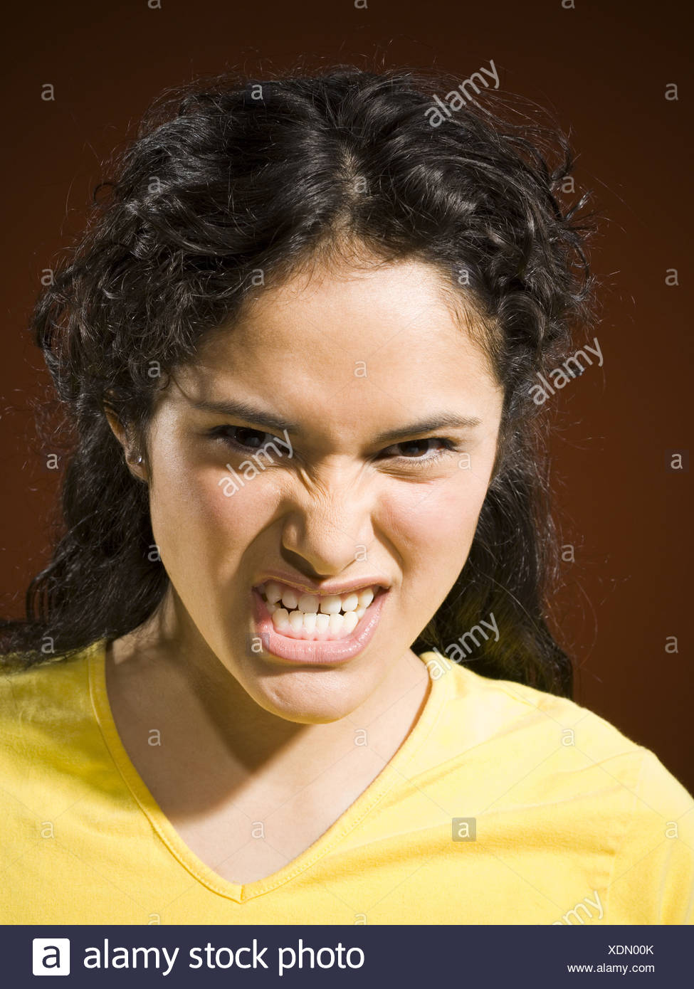 Woman Snarling High Resolution Stock Photography and Images - Alamy