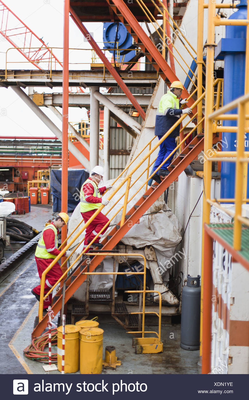 Down View Of An Oil Rig Platform High Resolution Stock Photography and ...