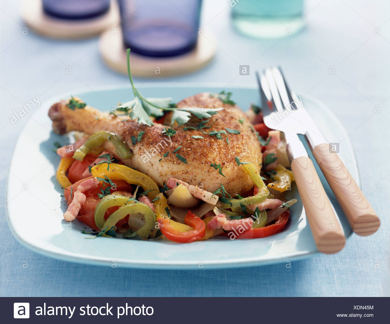 Basque Chicken Stock Photos & Basque Chicken Stock Images - Alamy