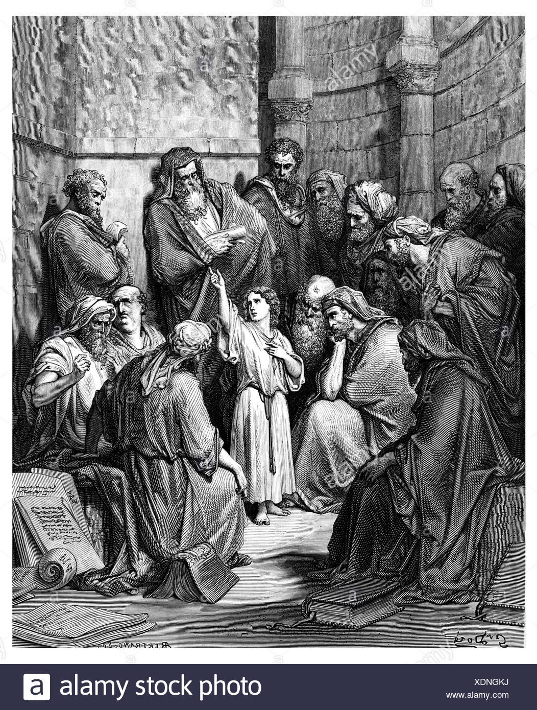 Jesus In Temple High Resolution Stock Photography and Images - Alamy