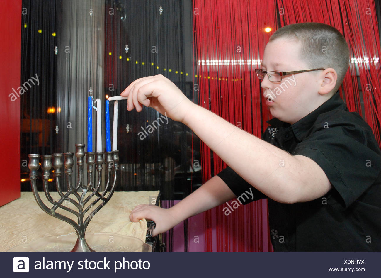 Channuka Menorah High Resolution Stock Photography and Images - Alamy