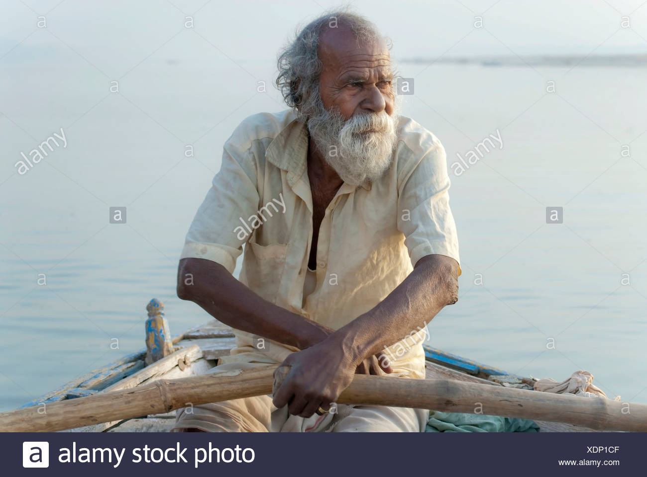 Indian Man Rowing Boat High Resolution Stock Photography and Images - Alamy