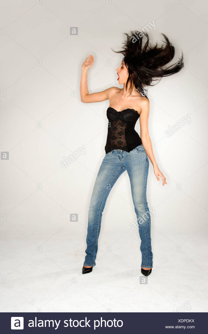 Flinging Hair High Resolution Stock Photography and Images - Alamy
