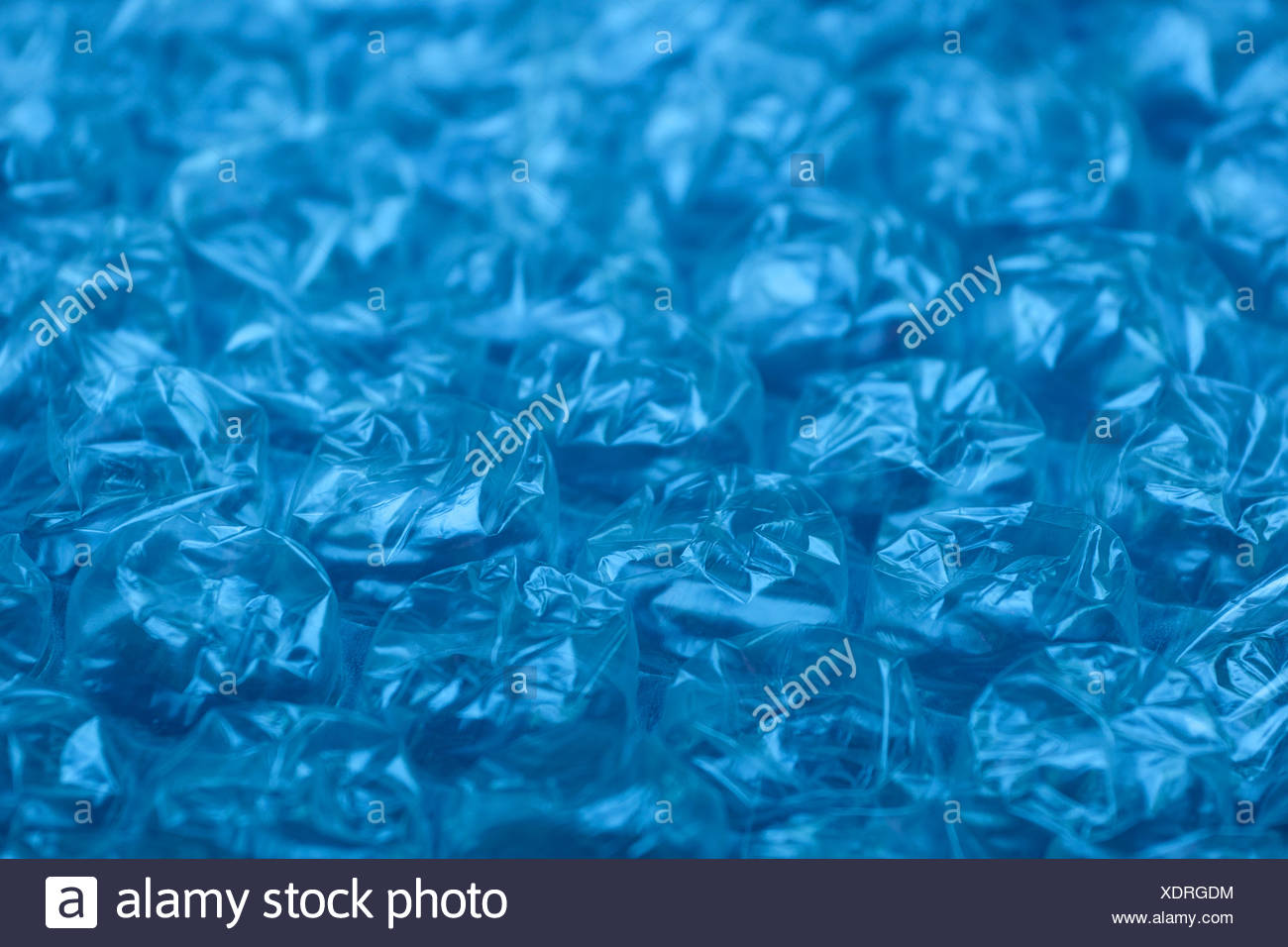 Blue Plastic Bubble Wrap Texture High Resolution Stock Photography and ...