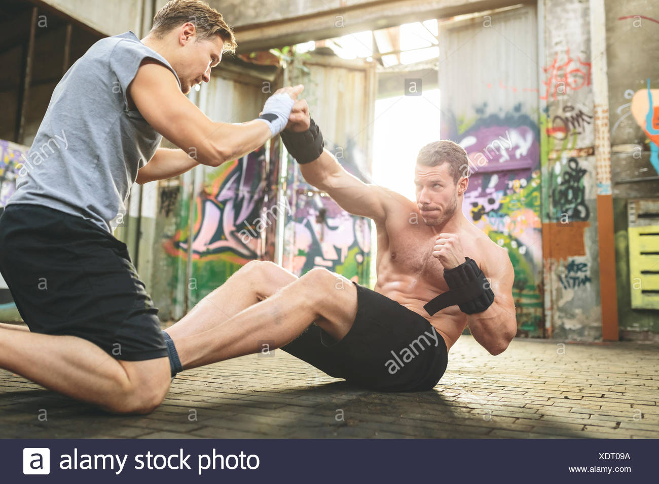 Two Men Boxing High Resolution Stock Photography and Images - Alamy
