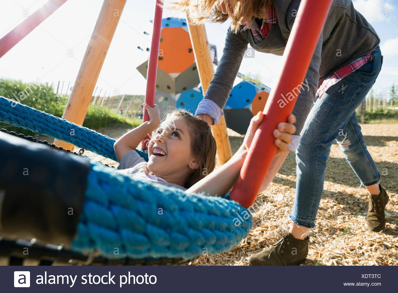 Pushing Swing Stock Photos & Pushing Swing Stock Images - Alamy