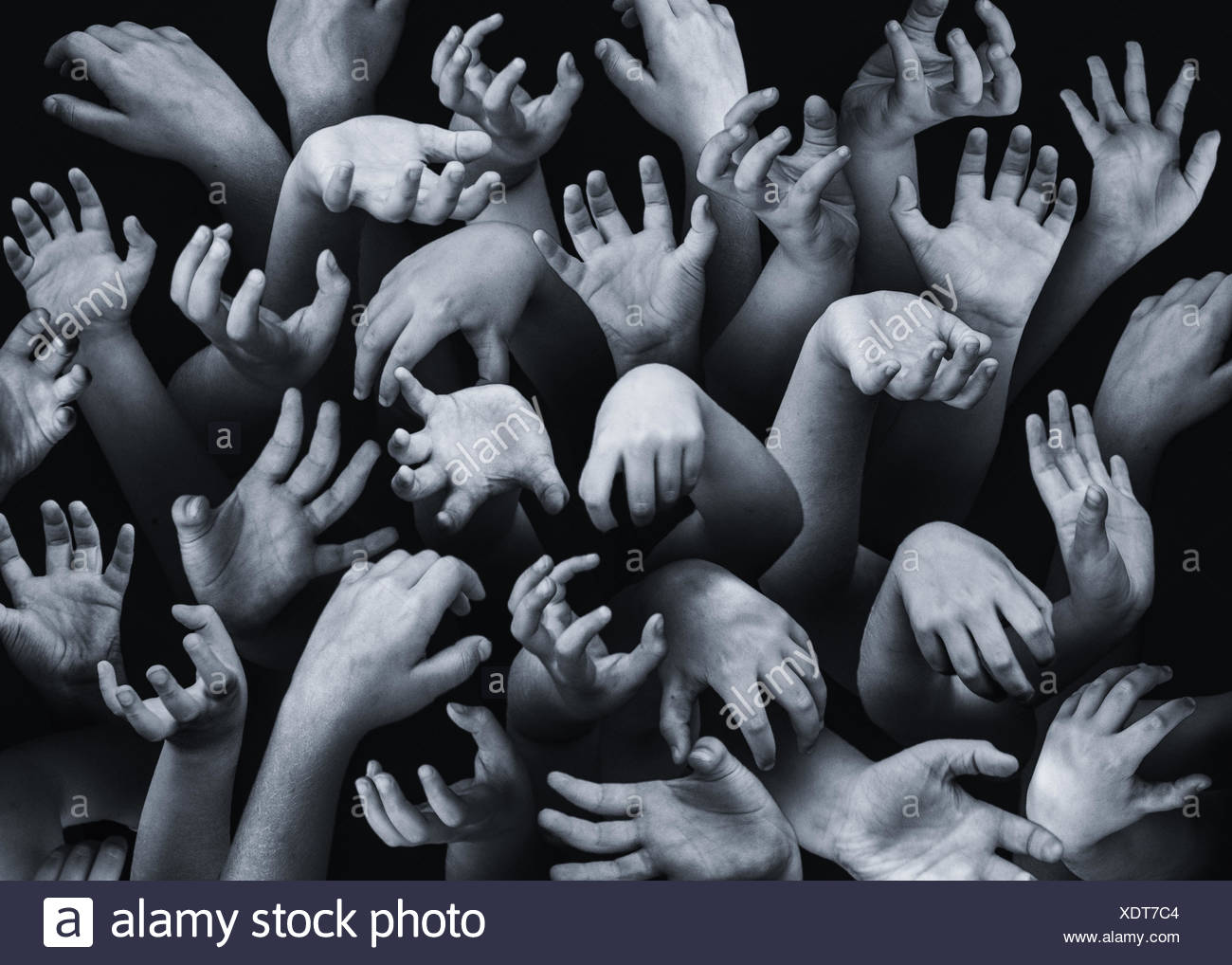 Hands Reaching Up High Resolution Stock Photography and Images - Alamy