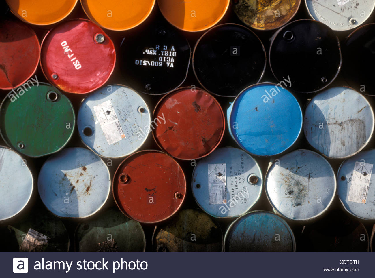 Chemical Drums Stock Photos & Chemical Drums Stock Images - Alamy