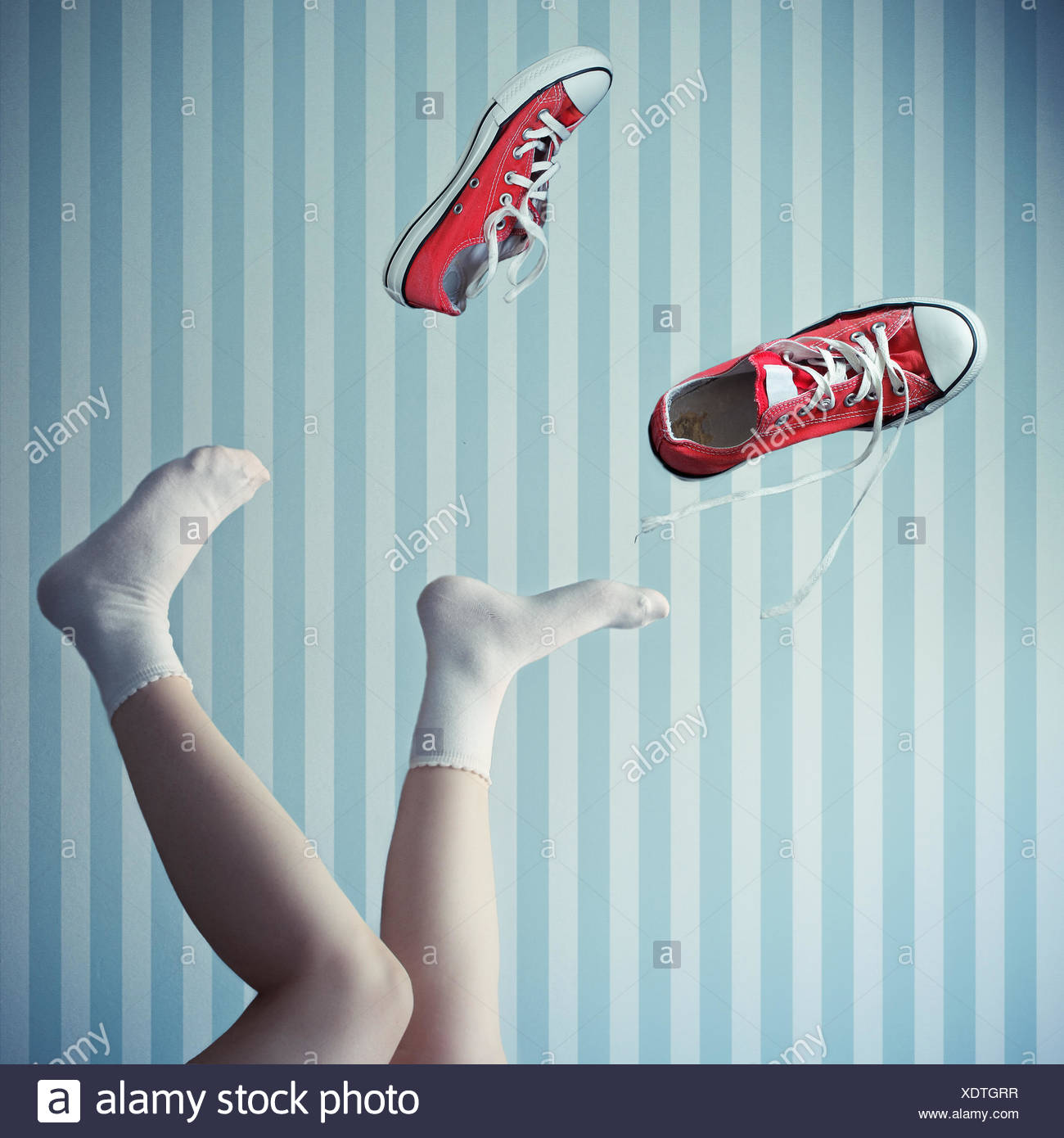 Woman Legs In Air High Resolution Stock Photography and Images - Alamy