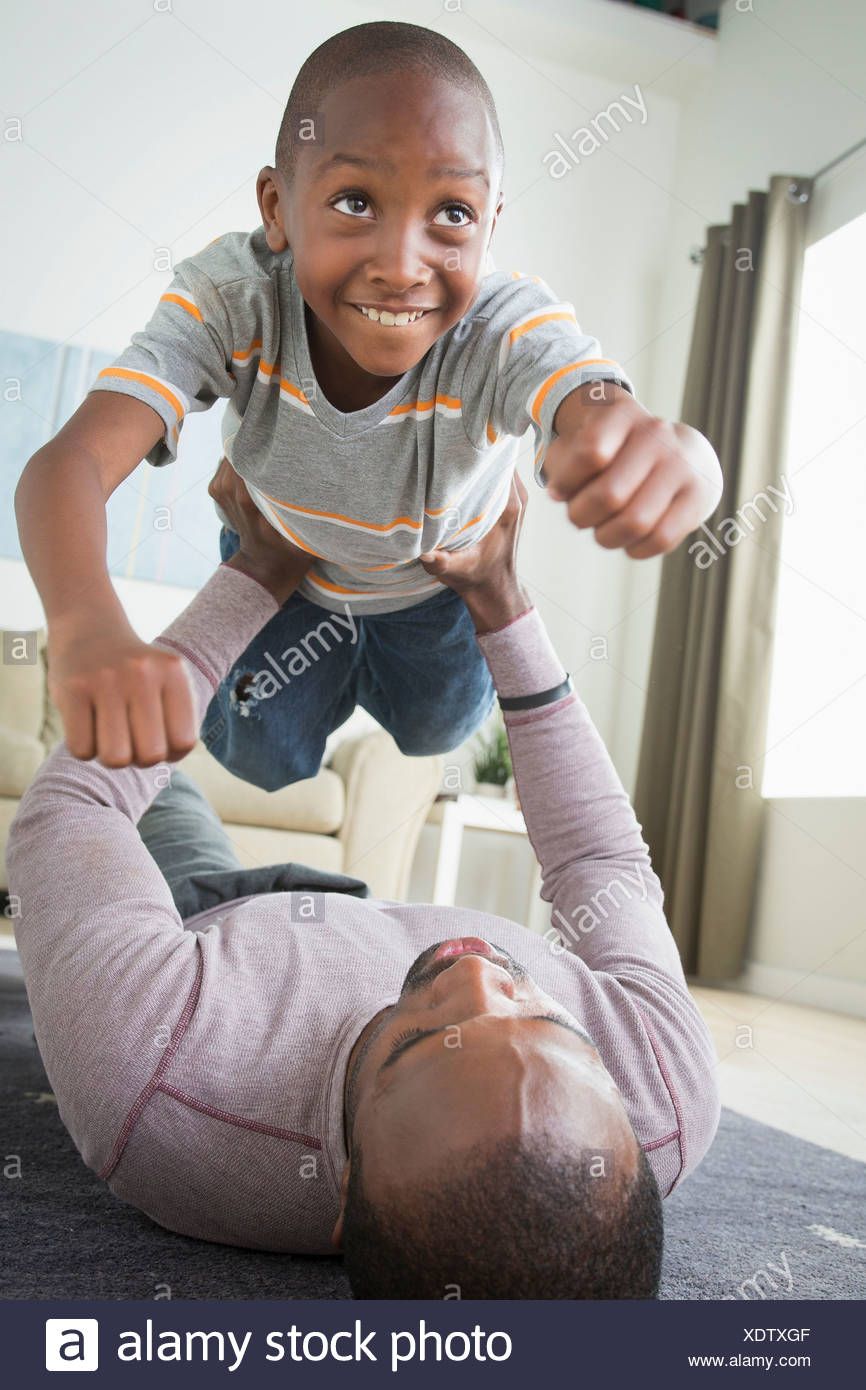 Father And Son Lift High Resolution Stock Photography and Images - Alamy