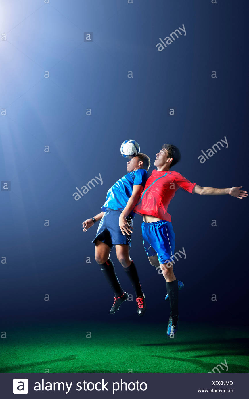 Football Heading Ball High Resolution Stock Photography and Images - Alamy