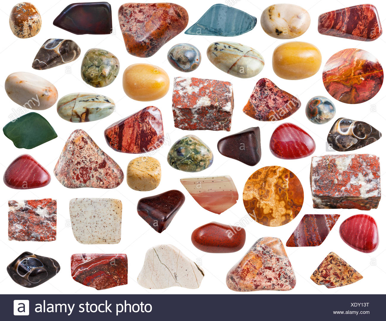 Different types of jasper rocks - dolftru