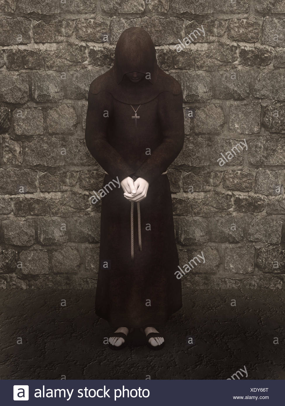 Friar Religious Religion Robe Monk High Resolution Stock Photography ...
