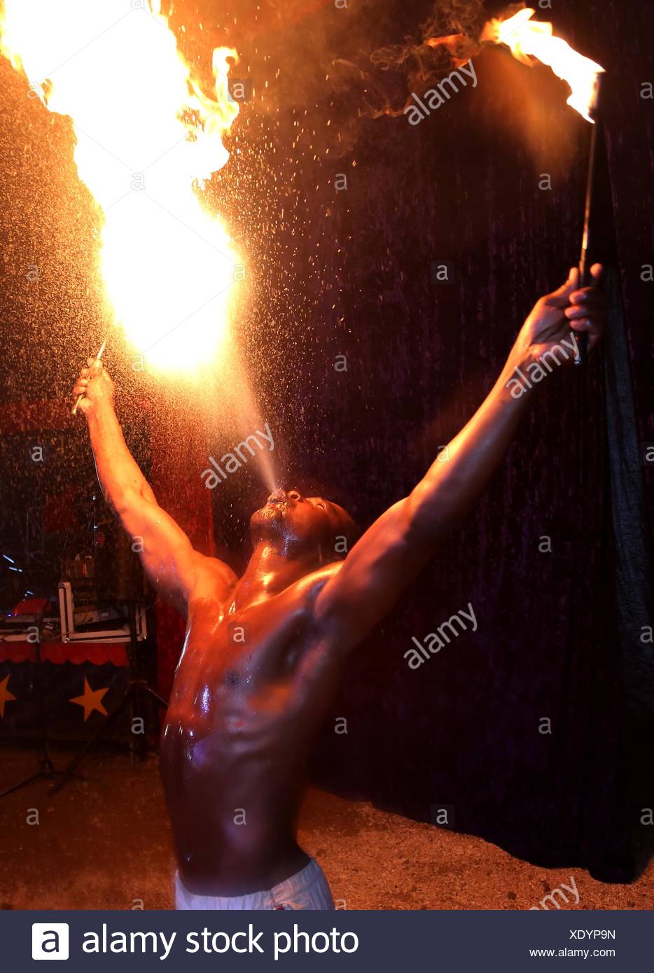 Fire Breather Circus Stock Photos & Fire Breather Circus Stock Images ...