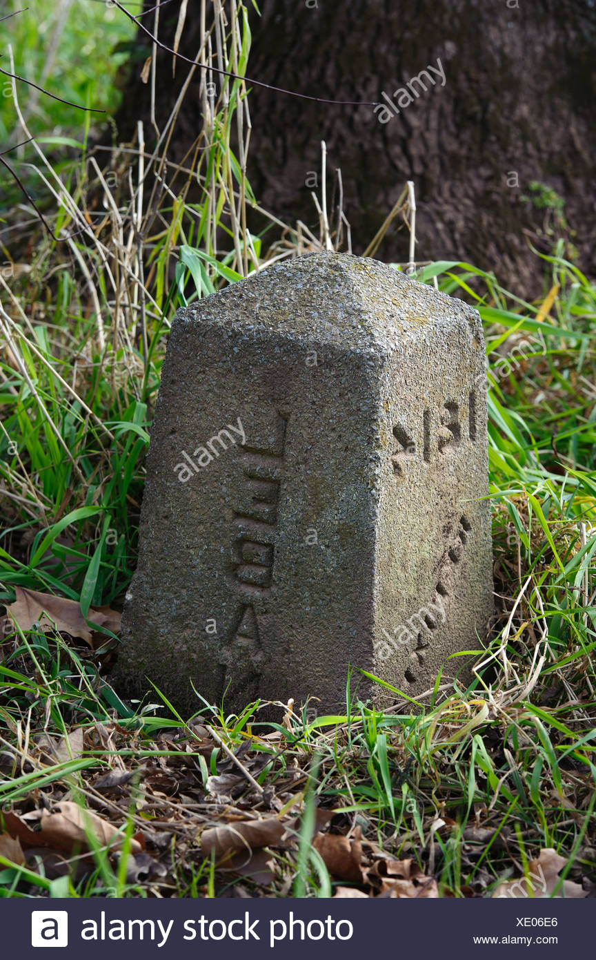 Land Boundary Stone High Resolution Stock Photography and Images - Alamy