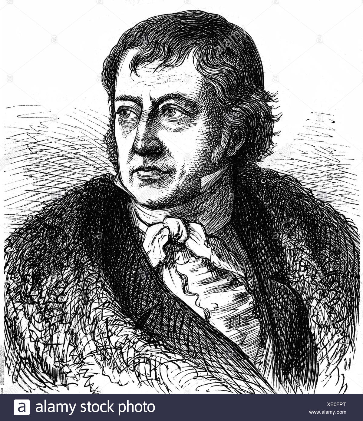 Georg Wilhelm Friedrich Hegel Portrait German Philosopher Stock Photos ...