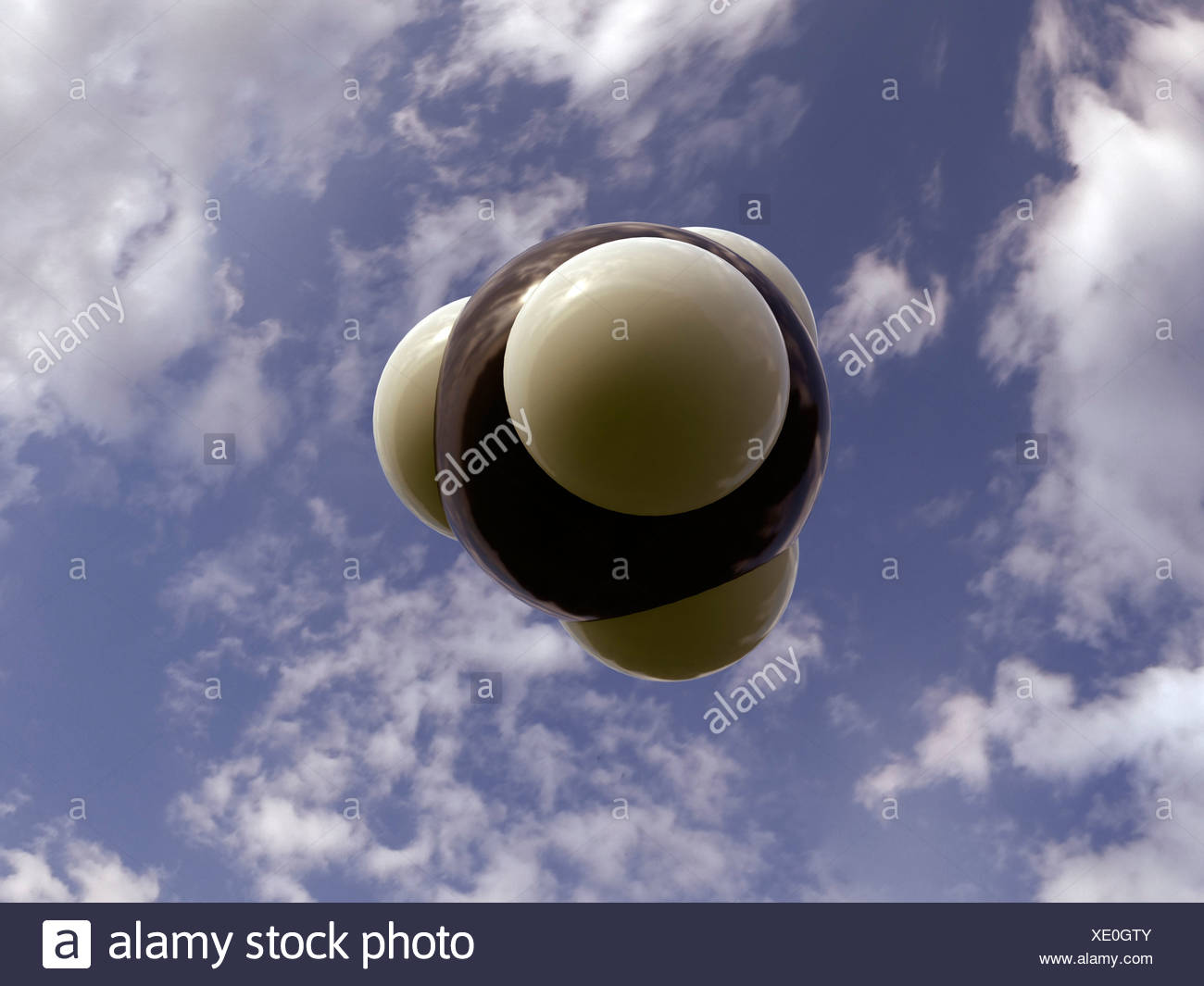 Model Of Methane Molecule High Resolution Stock Photography and Images ...