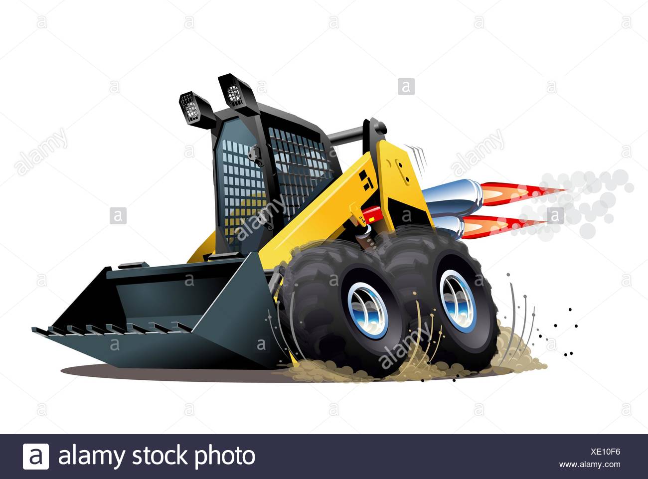 Cartoon Skid Steer High Resolution Stock Photography and Images - Alamy