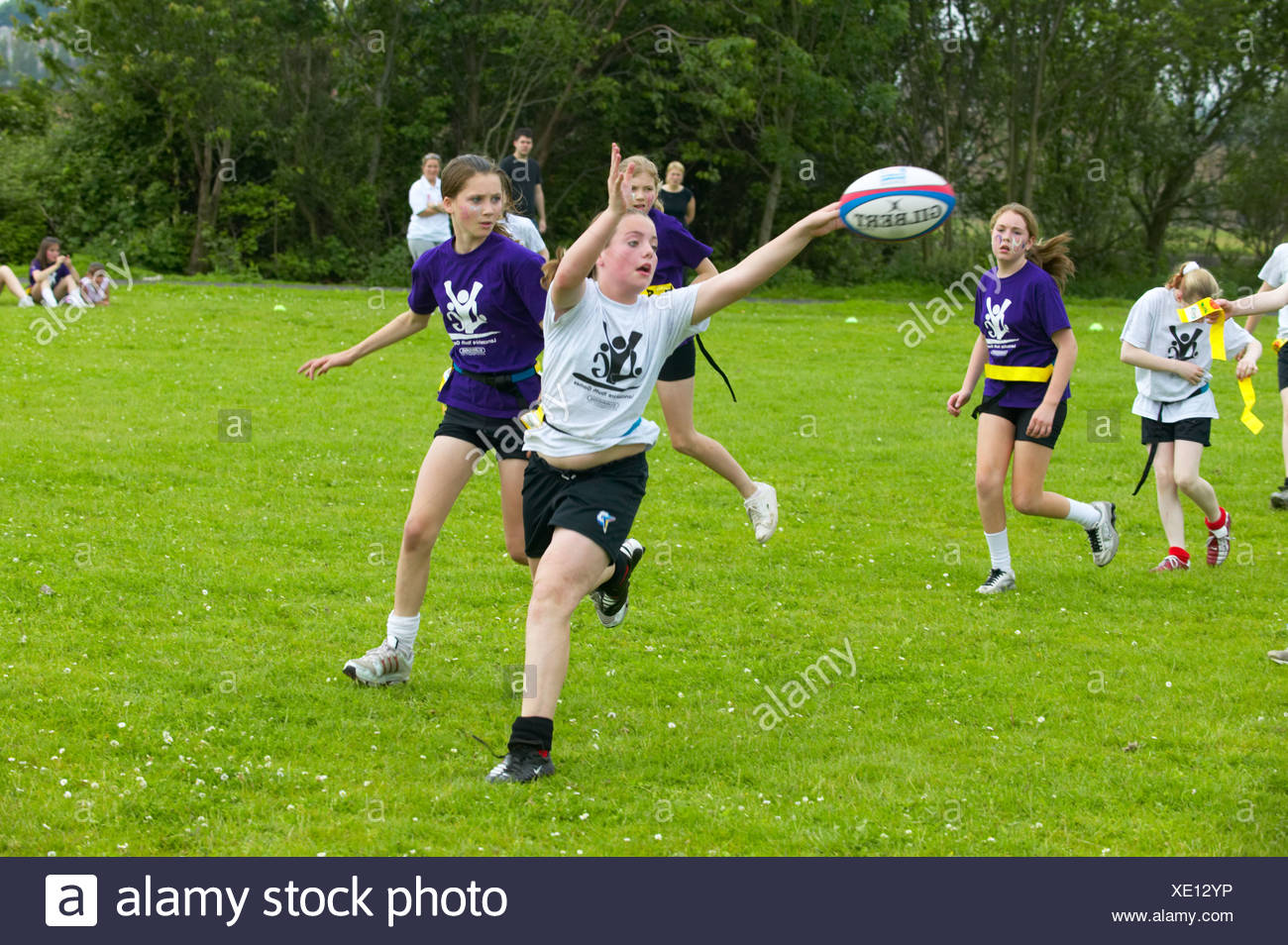 Girls Playing Rugby High Resolution Stock Photography and Images - Alamy