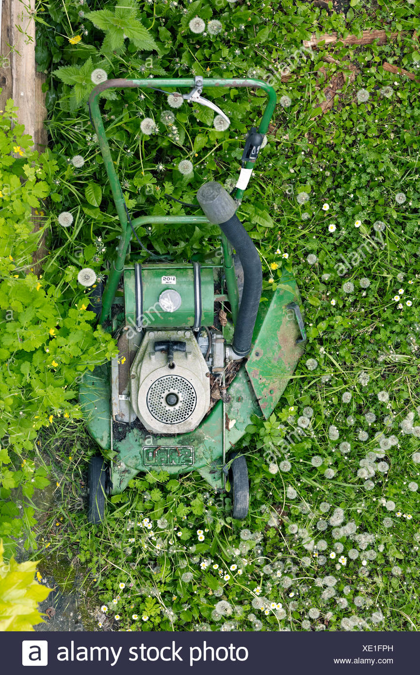 Old Lawn Mower Stock Photos & Old Lawn Mower Stock Images - Alamy