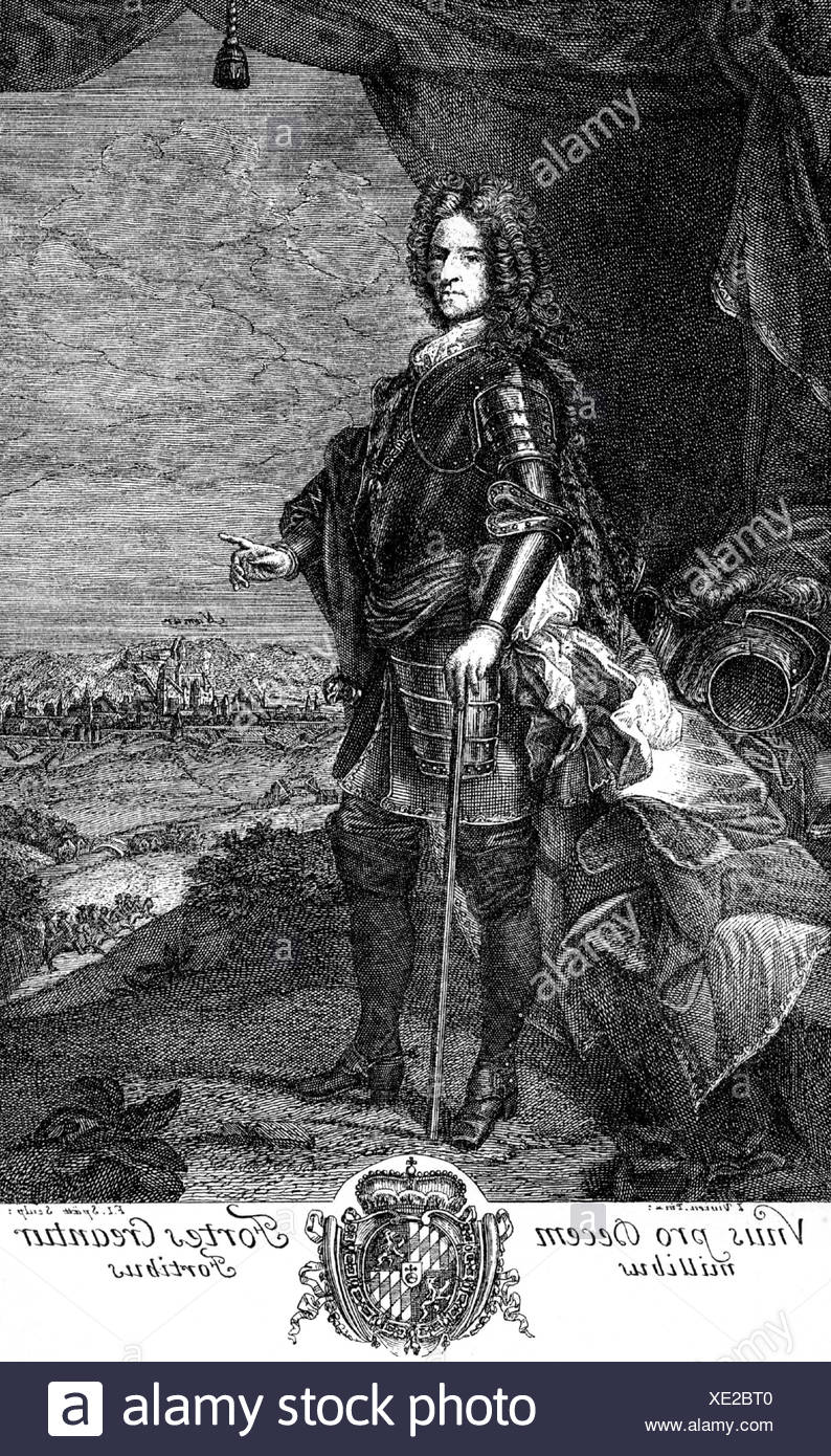 Elector Maximilian Ii Emanuel Of Bavaria Stock Photos & Elector ...