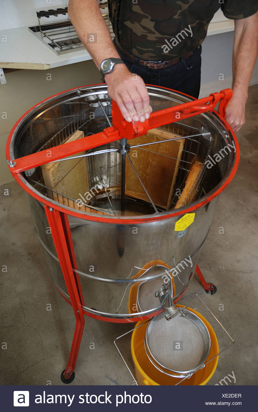 Honey Extraction High Resolution Stock Photography and Images - Alamy