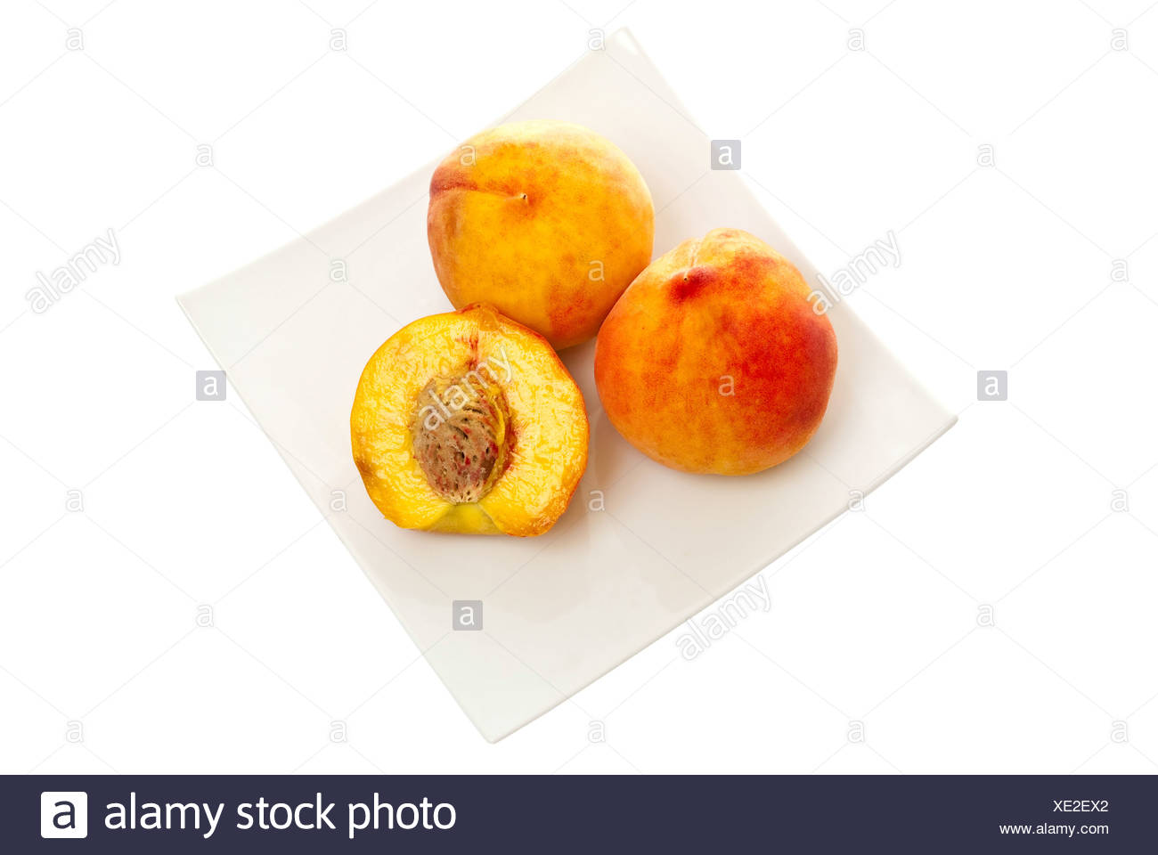 Peaches Cut Out High Resolution Stock Photography and Images - Alamy