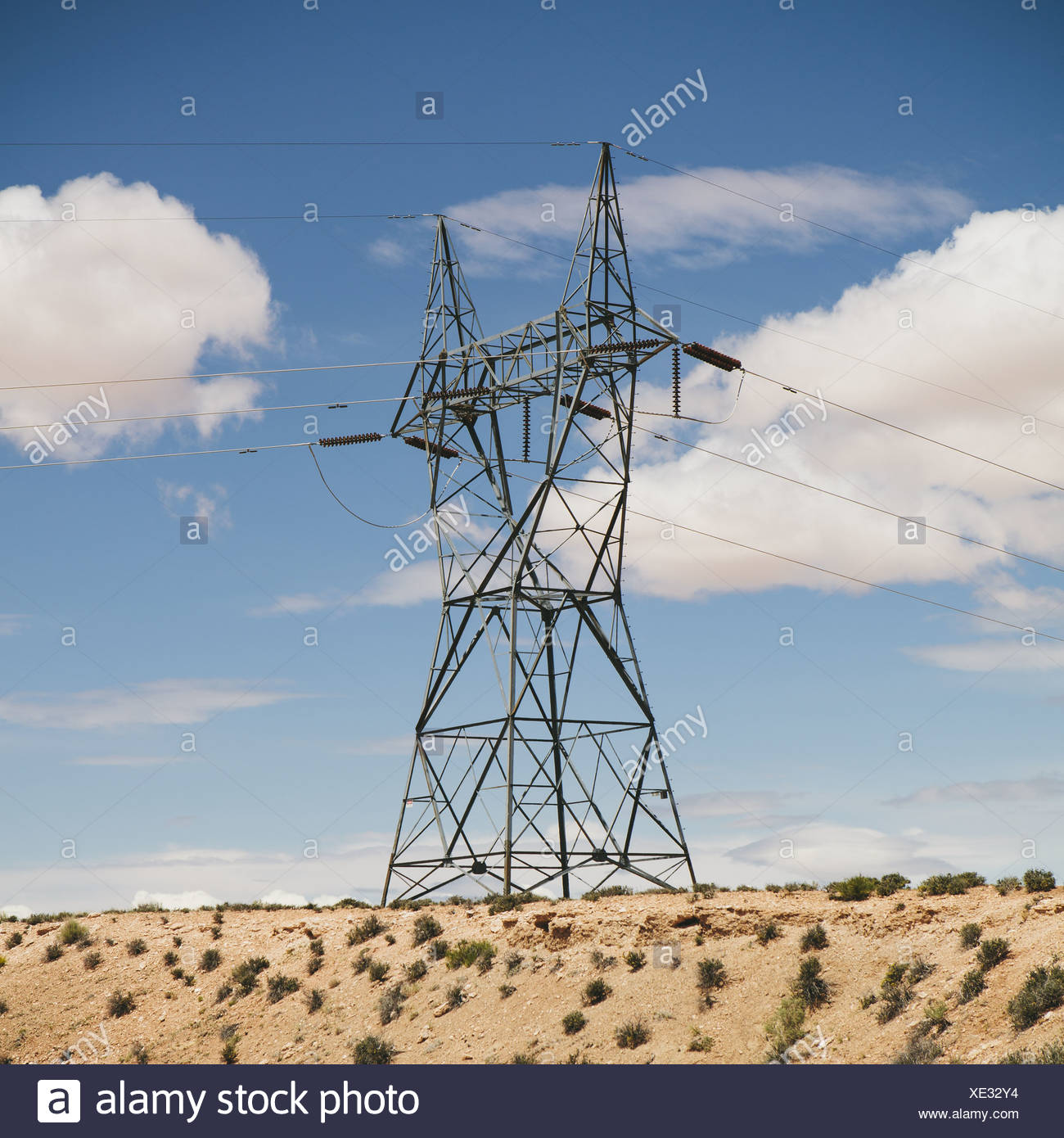 Power Lines In Desert Stock Photos & Power Lines In Desert Stock Images ...