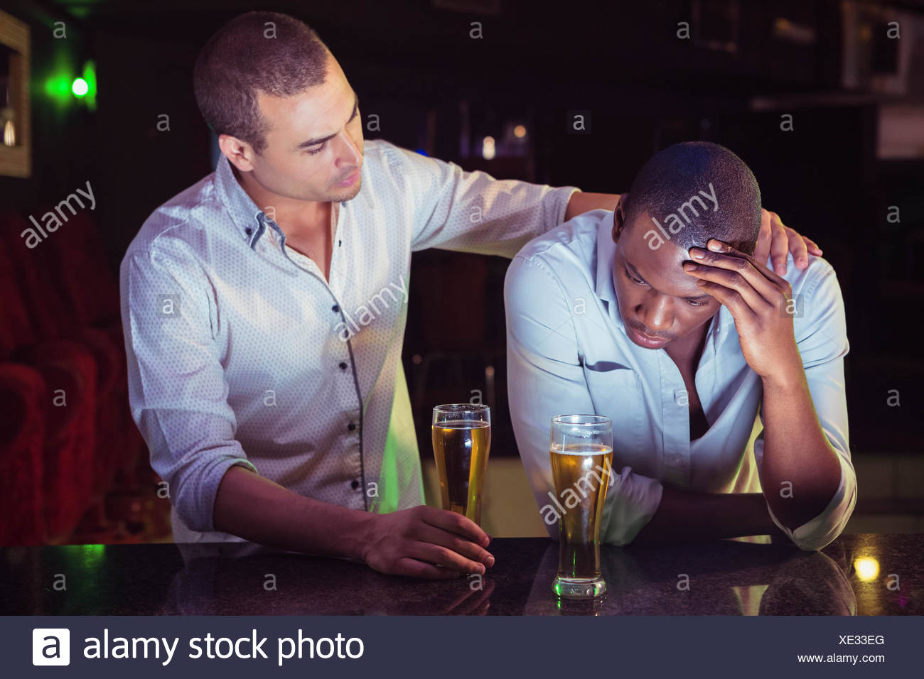 Man Comforting Friend Not Woman High Resolution Stock Photography and ...