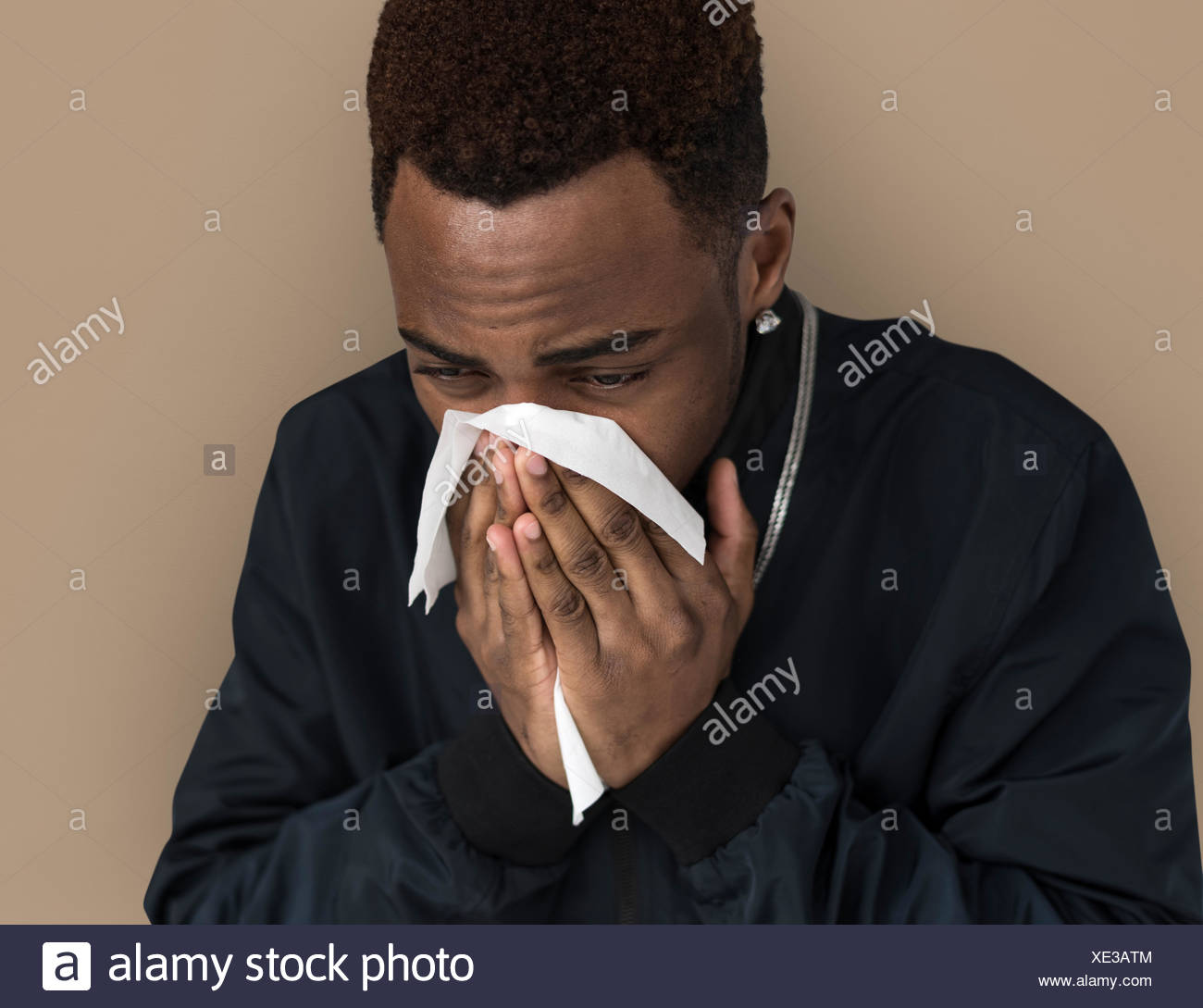 Man Crying Tissue High Resolution Stock Photography and Images - Alamy