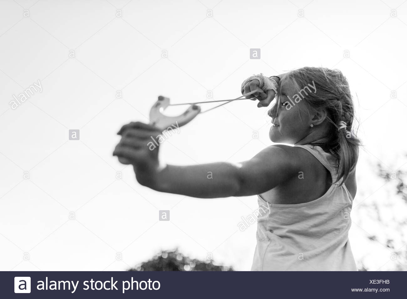 Slingshot Black and White Stock Photos & Images - Alamy
