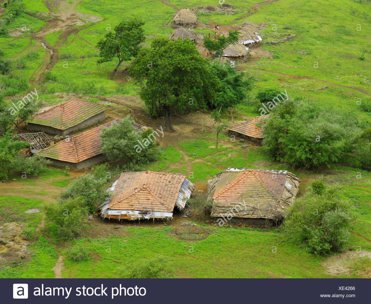Traditional Rural House Maharashtra India High Resolution Stock ...