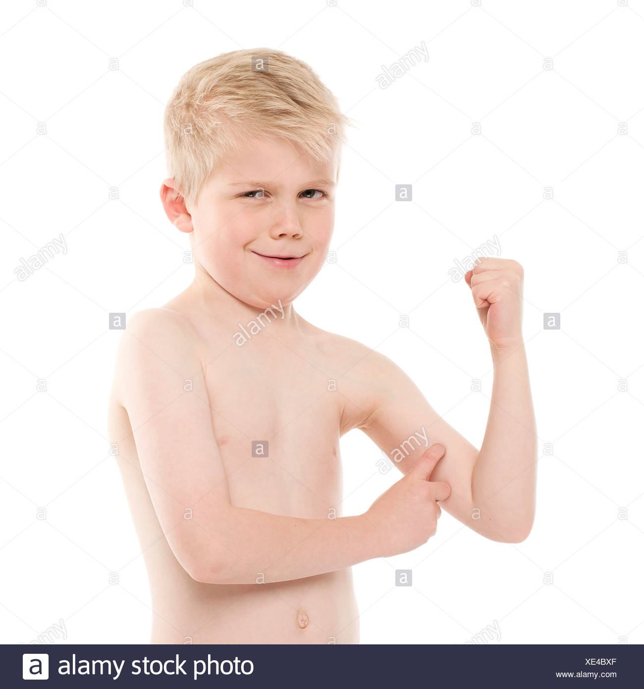 Bicep Boy Flexing Stock Photos & Bicep Boy Flexing Stock Images - Alamy