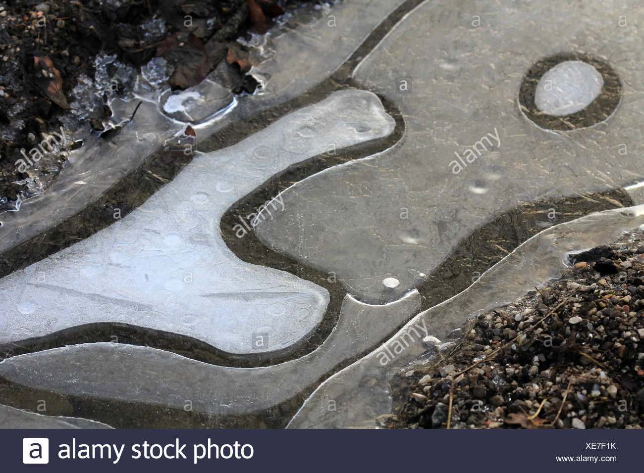 Freezing Puddle High Resolution Stock Photography and Images - Alamy