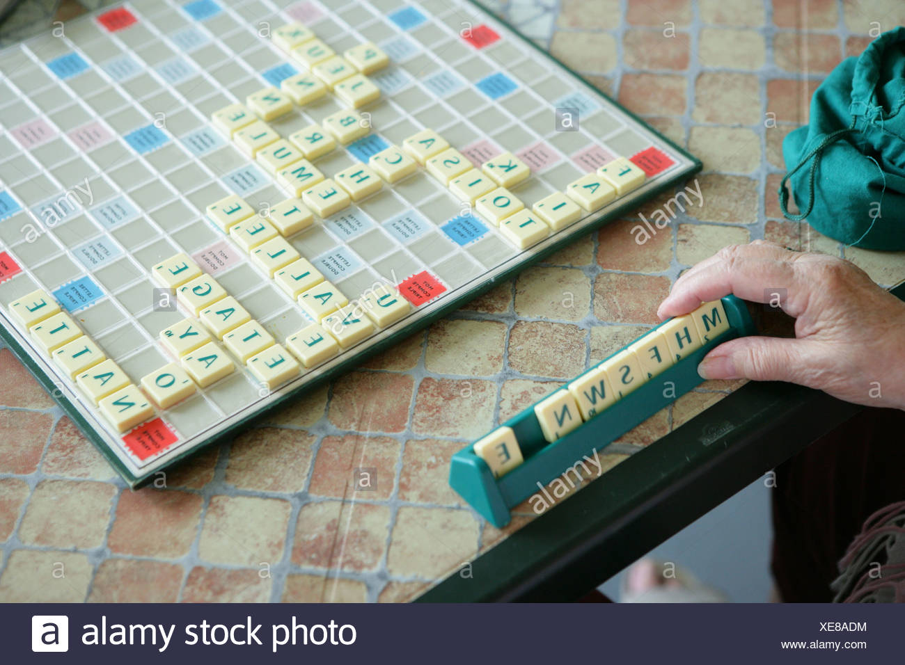 Elderly Scrabble High Resolution Stock Photography and Images - Alamy