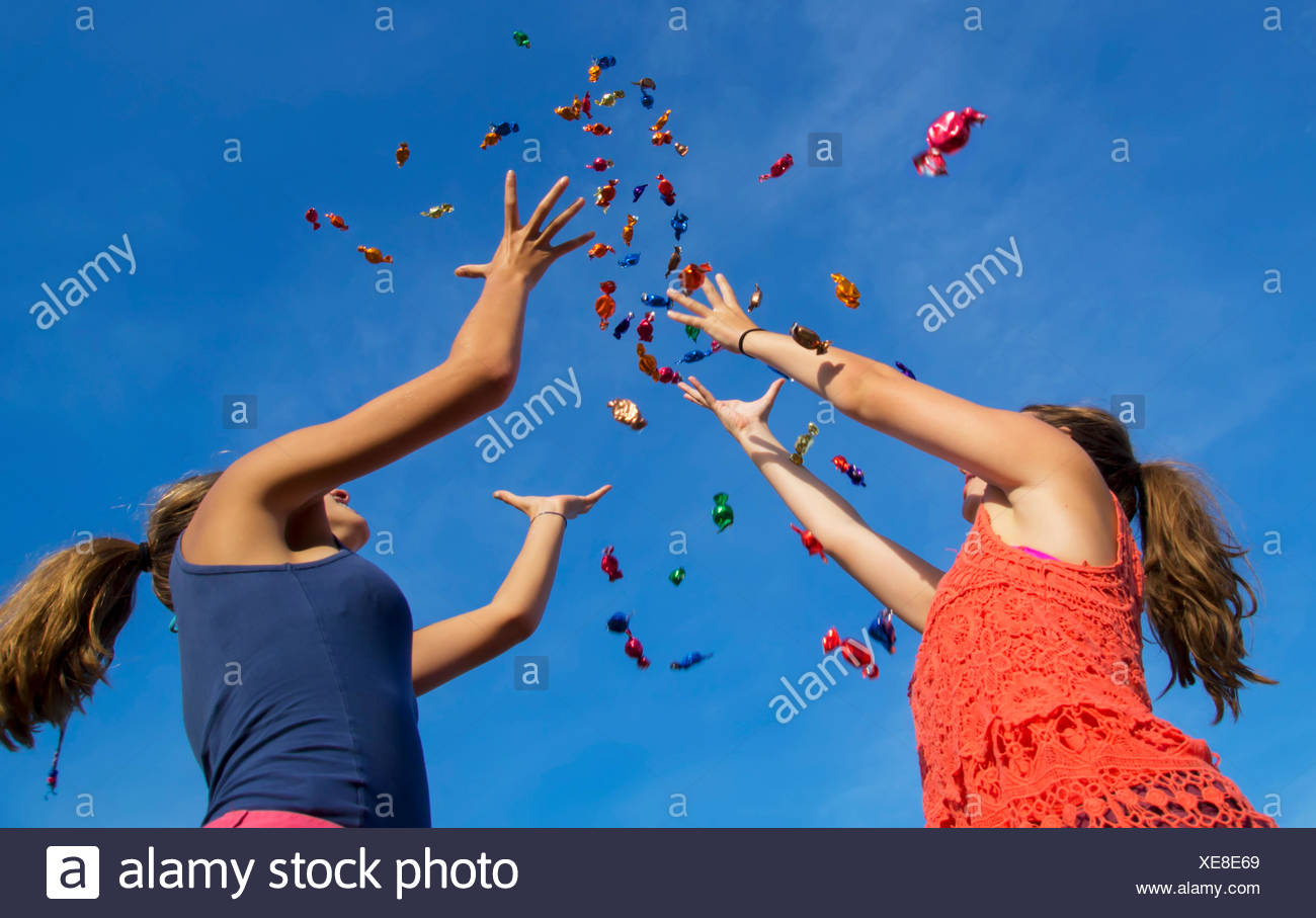 Throwing Sweets High Resolution Stock Photography and Images - Alamy