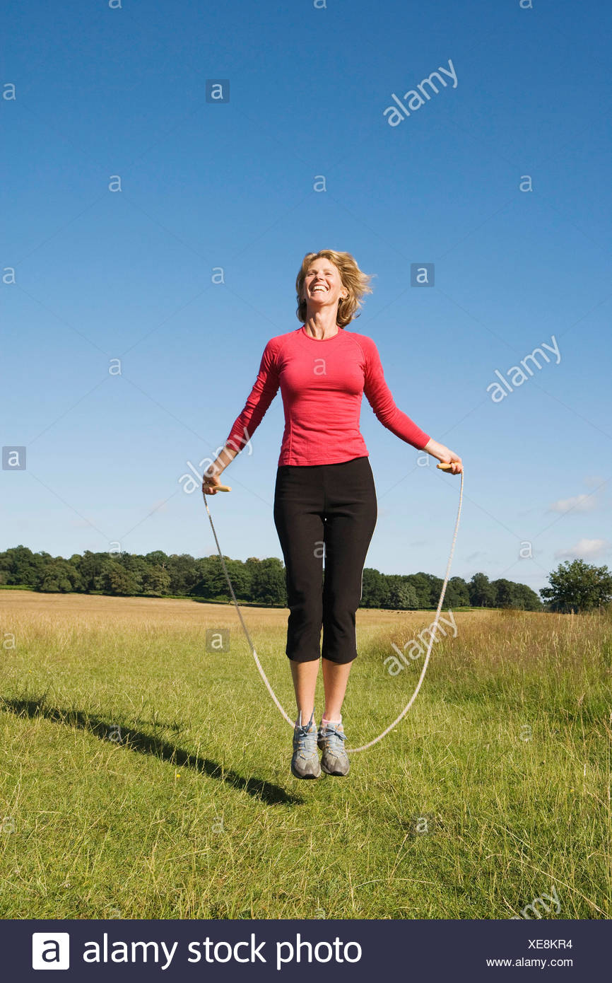Person Skipping High Resolution Stock Photography and Images - Alamy