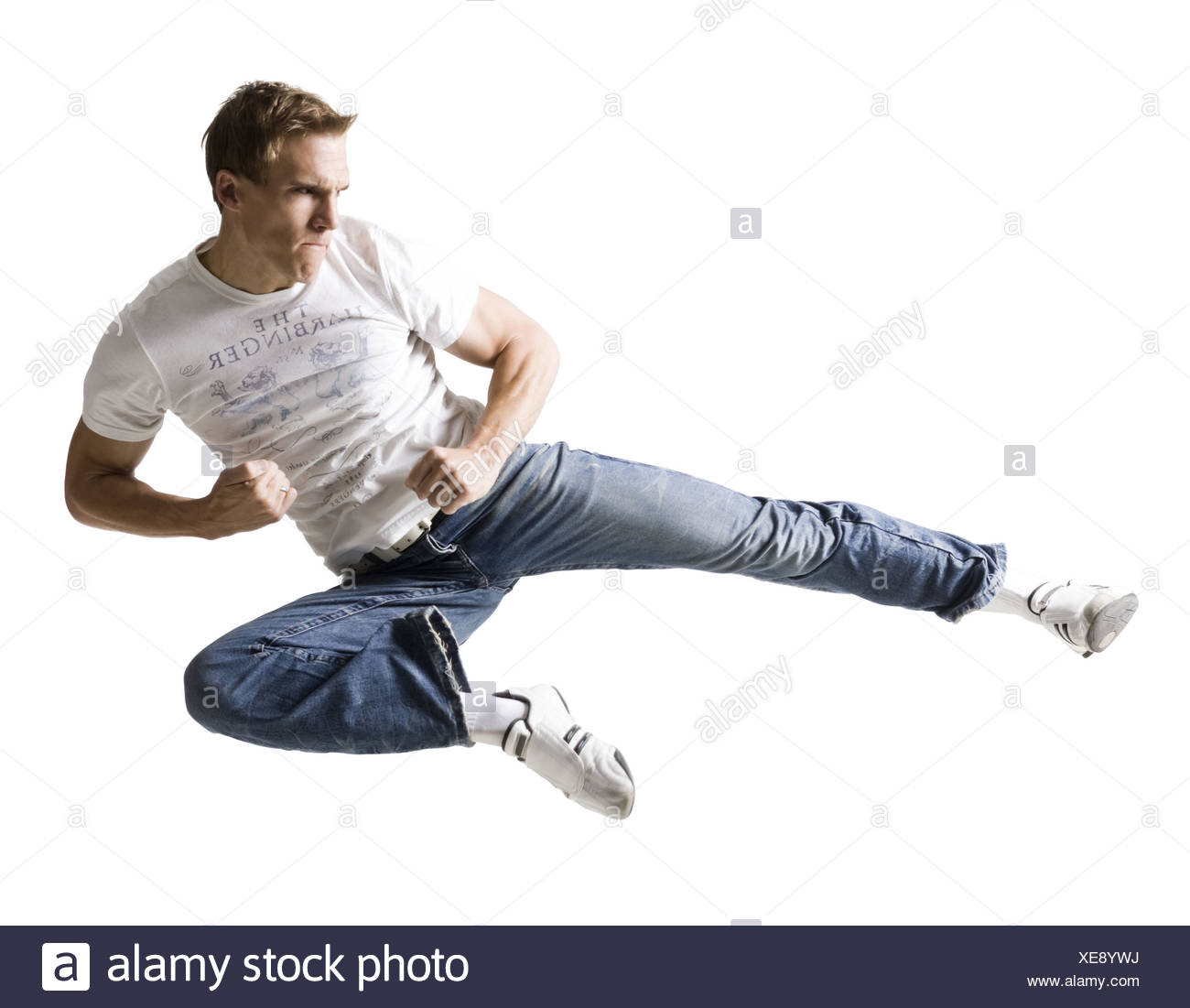 Karate Kick High Resolution Stock Photography and Images - Alamy