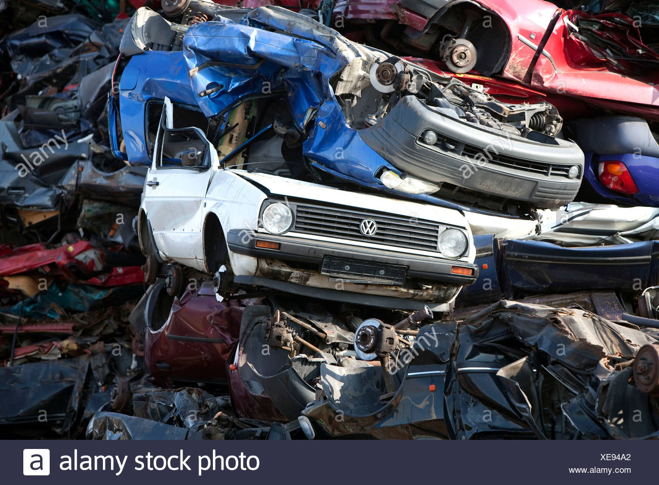Pile Cars Scrap High Resolution Stock Photography and Images - Alamy